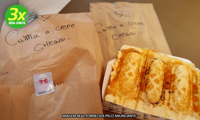CREPERIA MADRE MIA: combo com crepe triplo tradicional + coca-lata ...